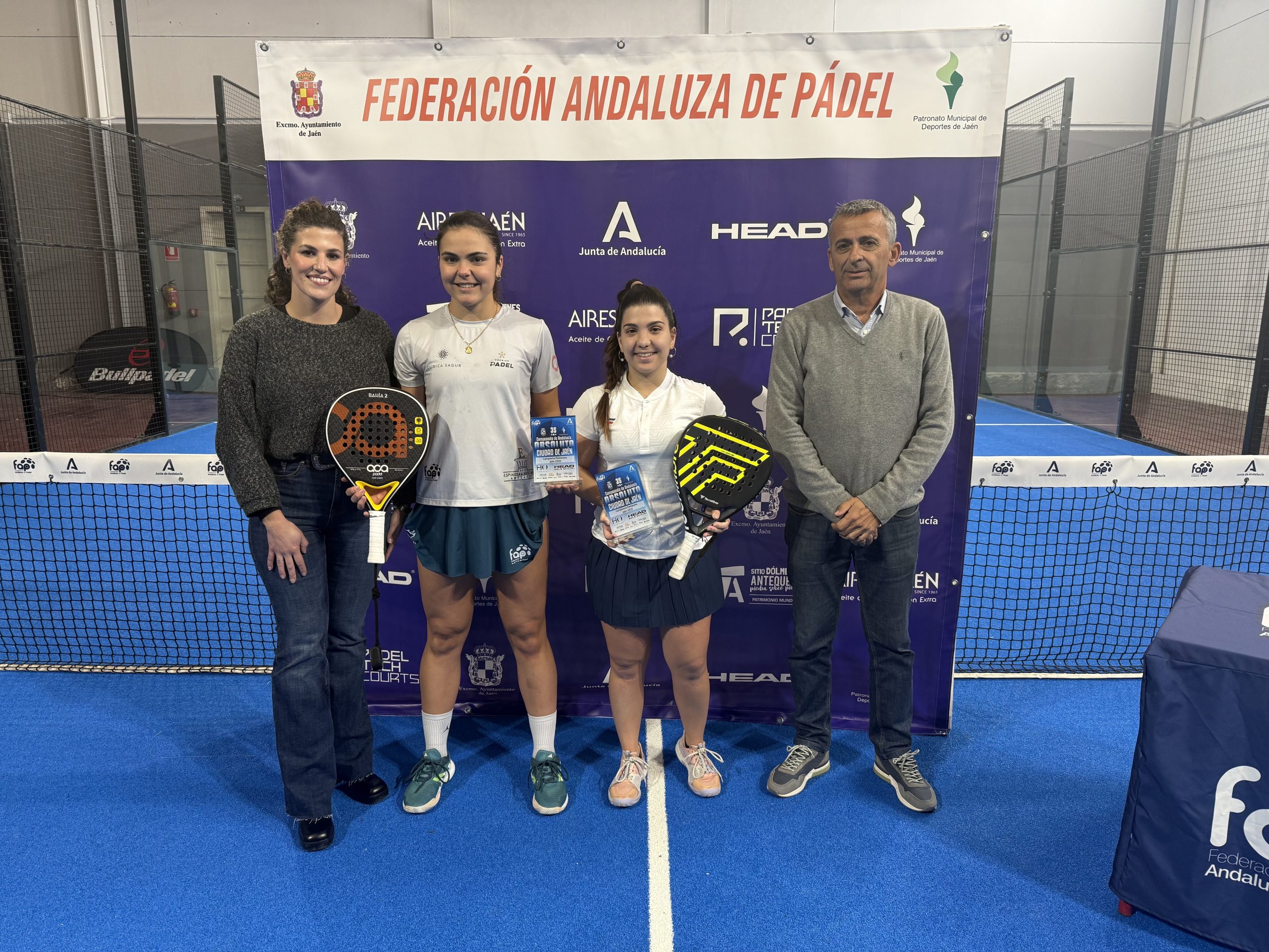 Mario del Castillo y Pablo Díaz, en hombres, y Lucía García y Aitana ...